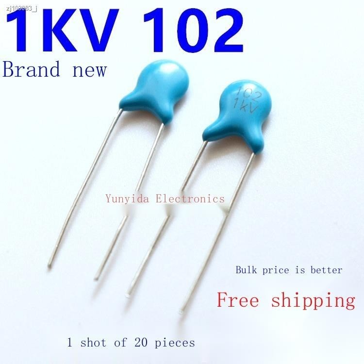 1KV 102 High Voltage Ceramic Capacitor (1000V 1000PF ) [20pcs 3 yuan ...