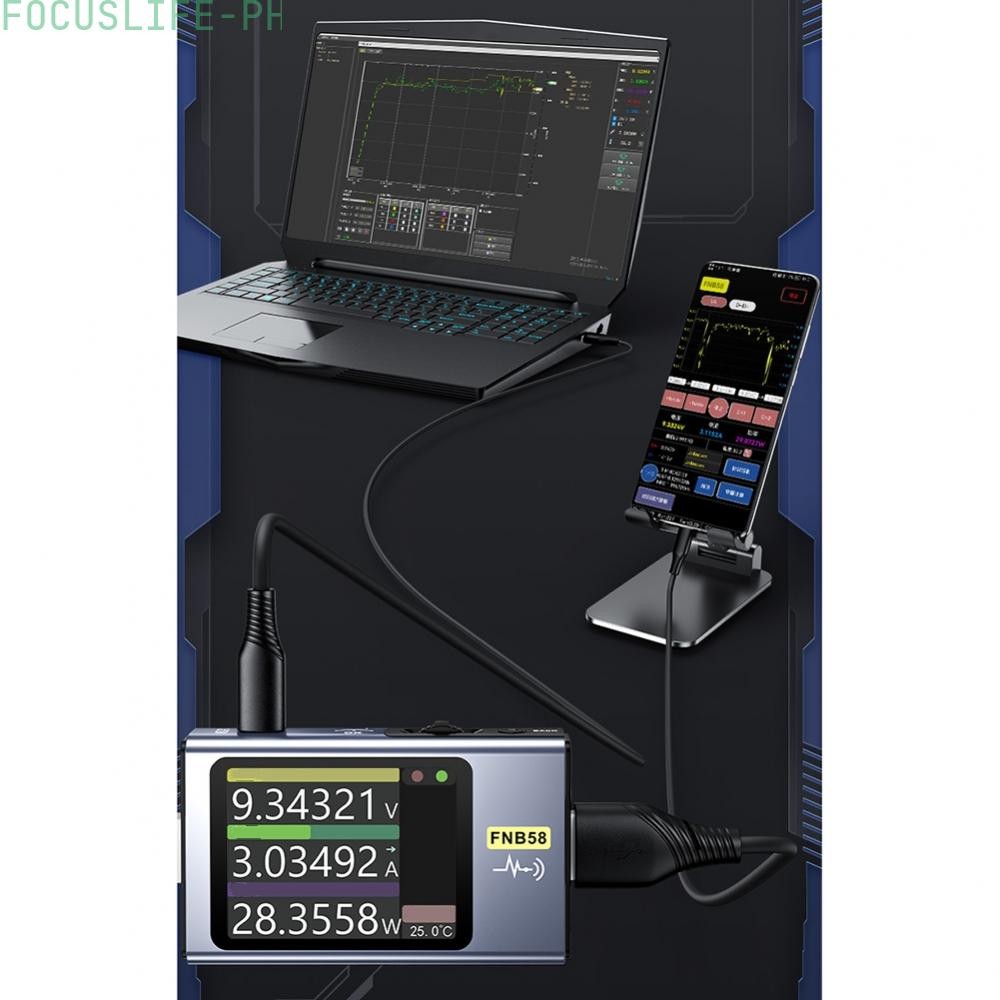 Efficient Charging Monitor USB Type C Fast Charge Current Meter with ...