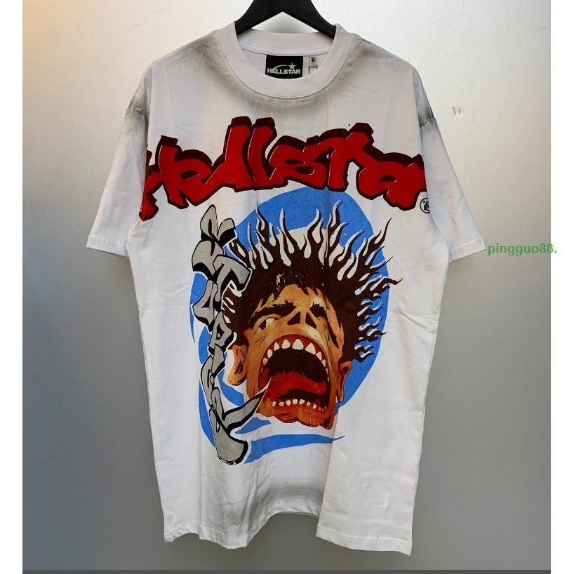 Realistic HELLSTAR STUDIOS SCREAMING KID T-SHIRT Spray Horse Willow T-shirt High Street ...