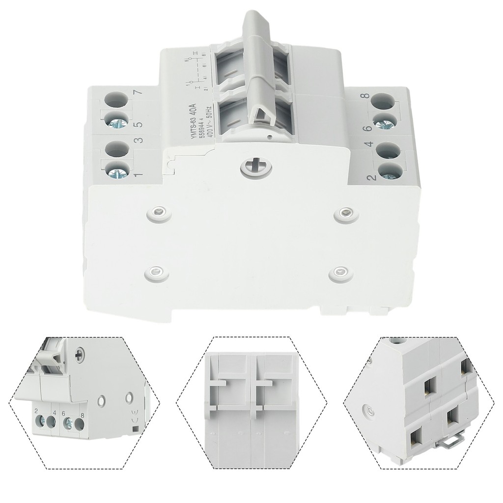 [MR]MTS Dual Power Manual Transfer Switch 2P 40A 63A Ensure Smooth ...