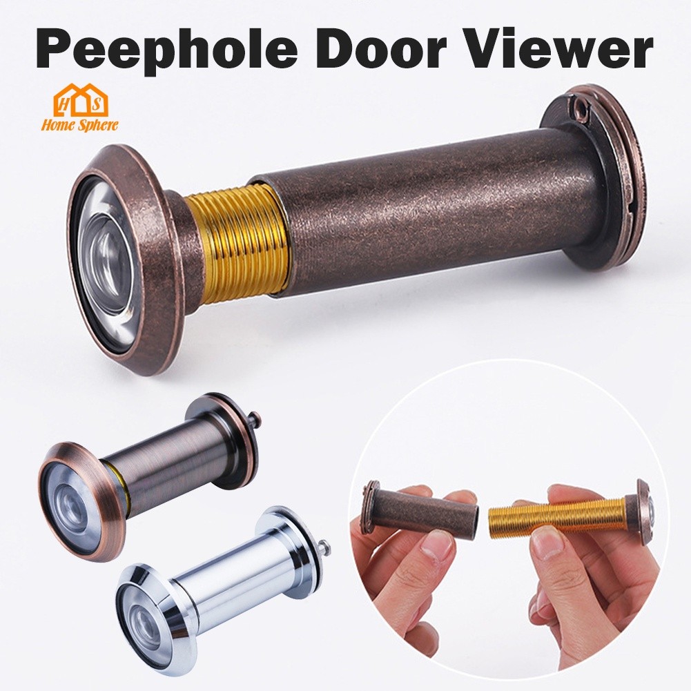 2024 New 200 Degree Viewing Door Peephole Peek Viewer Security ...