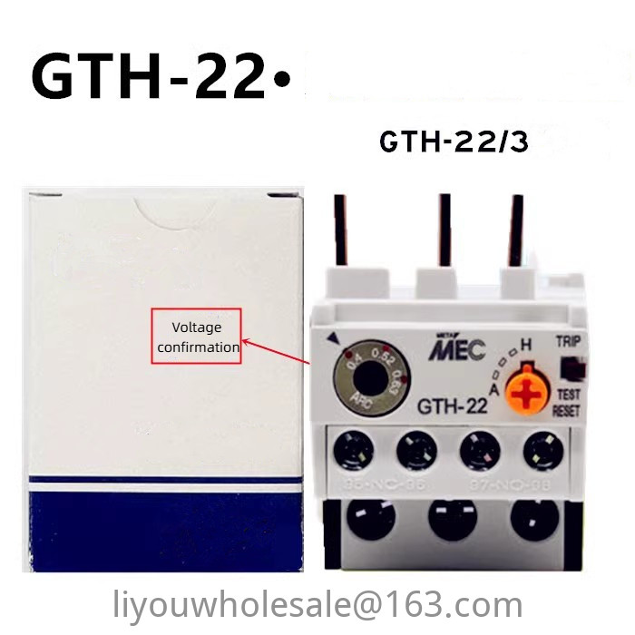 Heat Overload Relay GTH-22/3 2.5-4A 9-13A 16-22A Heat Relay 220V 380V ...