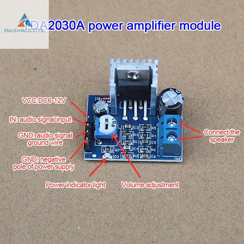 ZJPG> TDA2030 Module Power Supply TDA2030 Audio Amplifier Board Module ...