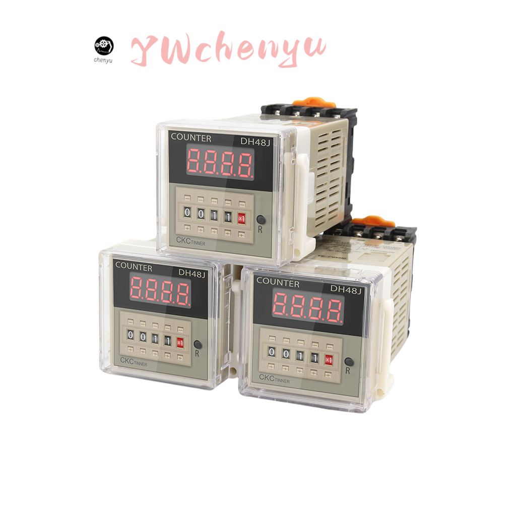 Omron Type, High Precision Digital Display Counter DH48J-8 DH48J-11A ...