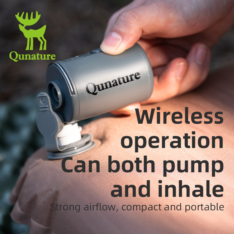 【PH Delivery】Qunature Camping Electric Inflator Mini Portable Wireless ...