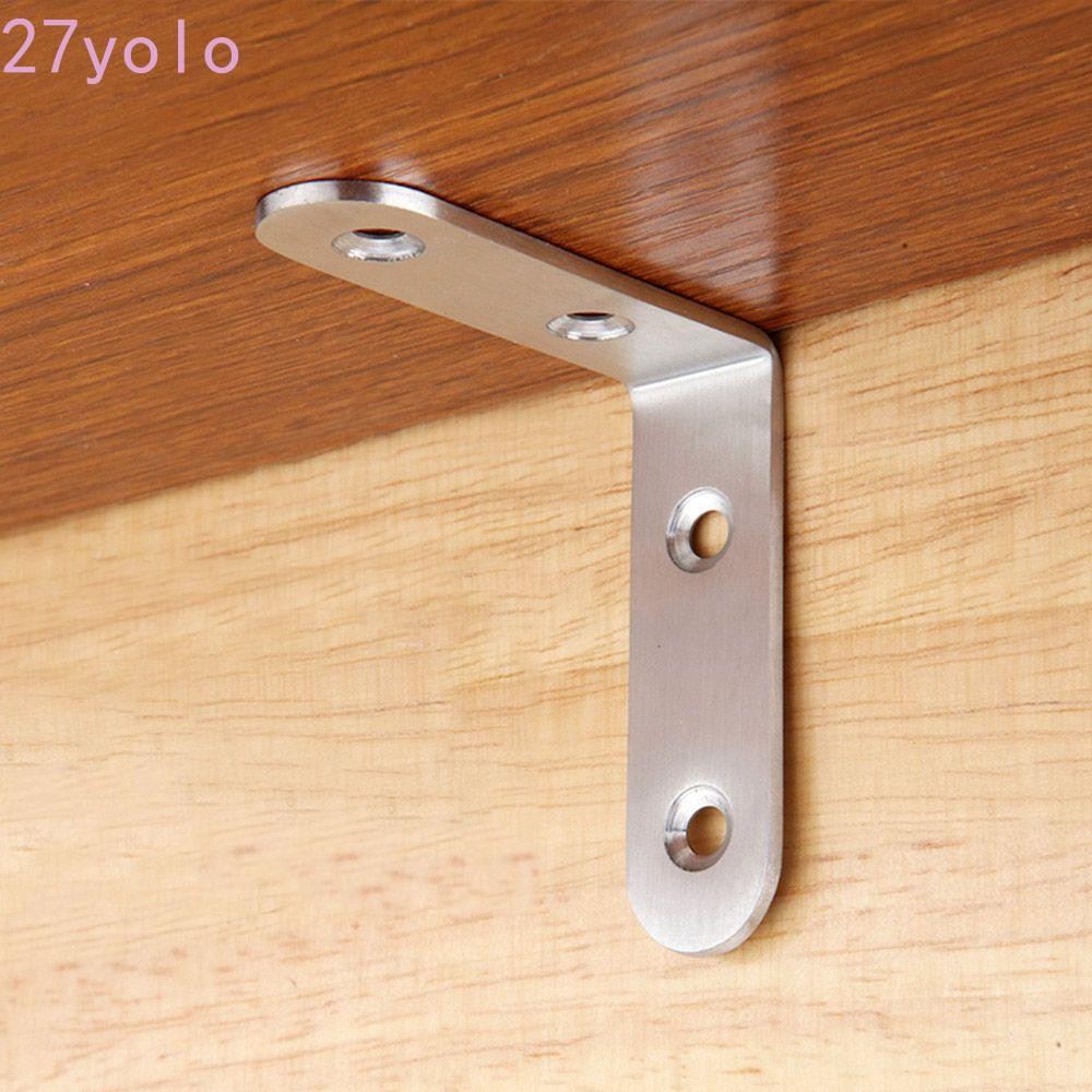 YOLO Bracket Corner 90 Degree L-Shape Fastener Hardware For Wood ...