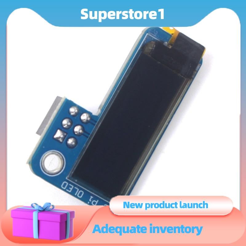 PiOLED 0.91Inch OLED 128X32 I2C IIC SSD1306 Blue OLED Display Module for RPI Raspberry Pi 1, B+ ...