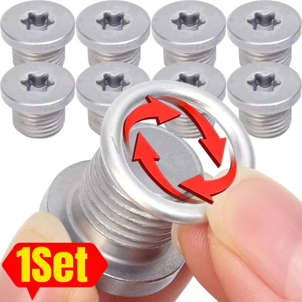 Car Engine Oil Drain Oil Plug Screw Gasket for Volkswagen Audi Repair ...