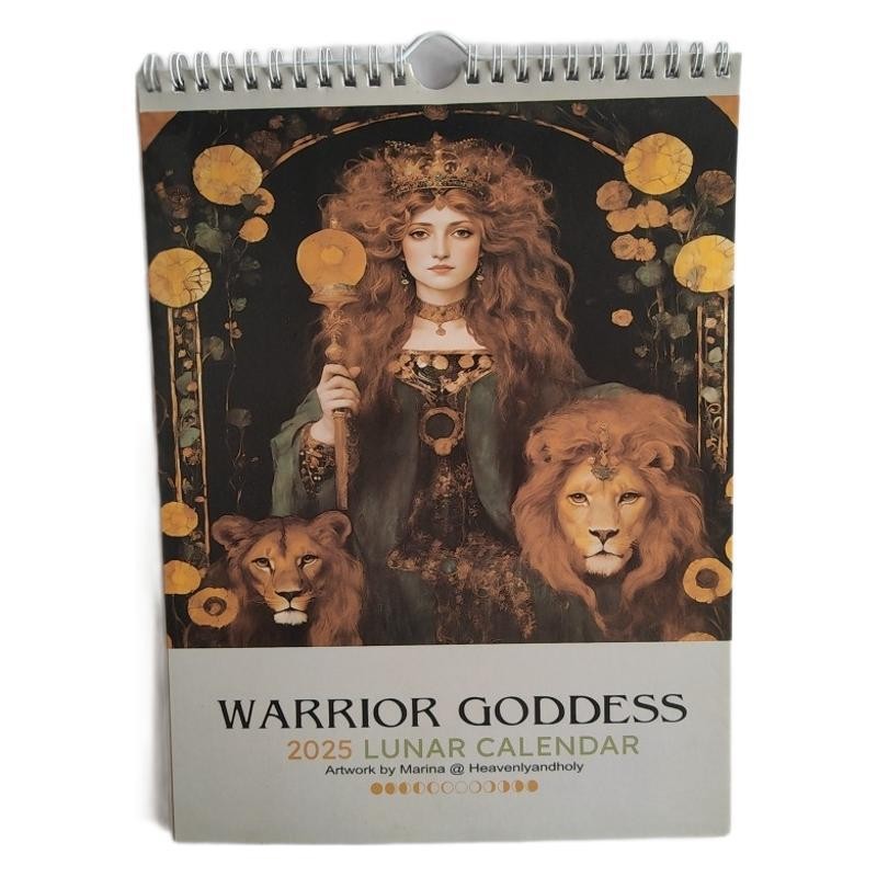 2025Warrior Goddess Moon Calendar Warrior Goddess Moon Phase Calendar Calendar | Shopee Philippines