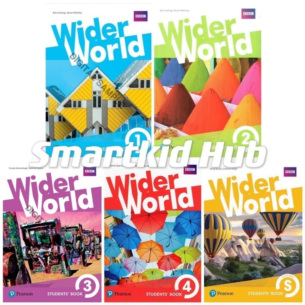 (PHYSICAL Book) Wider World Starter/1/2/3/4 Student's Book Workbook ...