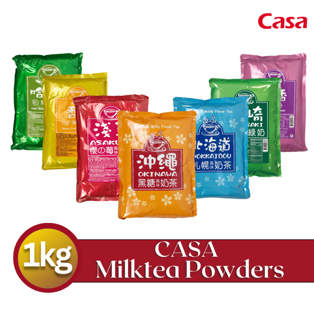Casa Milk Tea Flavoured Powders 1kg | Shopee Philippines