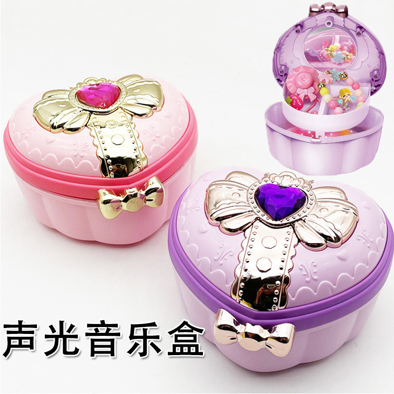 [1.20,000 People Collection] Children's Sound and Light Music Box Girl ...