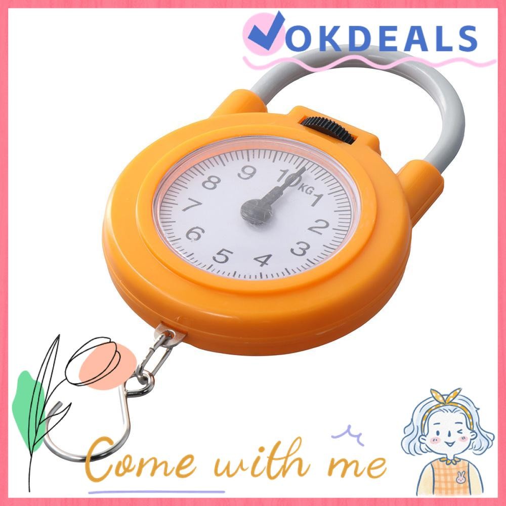 OKDEAL Hanging Scale 10kg High Precision Weight Scale Portable Metal ...