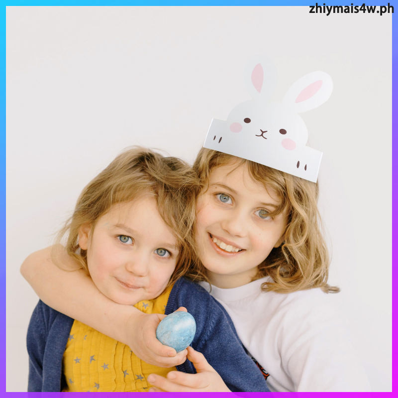 The Easter Bunny Ears Hat Birthday Cosplay Paper For Party Supplies Oh ...