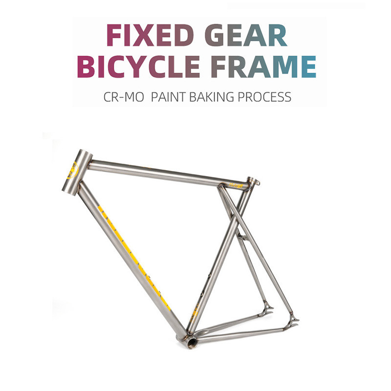 INTRO7 Fixed Gear Bike CR-MO Fixie Frame 52 55cm Track Cycling ...