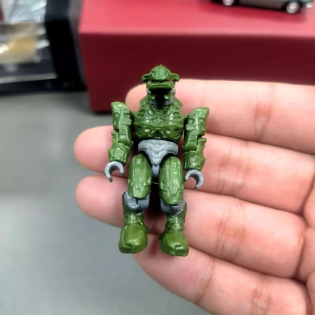 Mega Construx Bloks Halo Mystery Pack Contract Elite (Green) Old Joints ...
