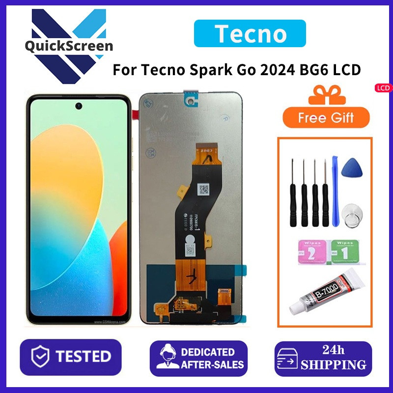 [QS] For Tecno Spark Go 2023/2024 BG6 Screen Digitizer Display ...