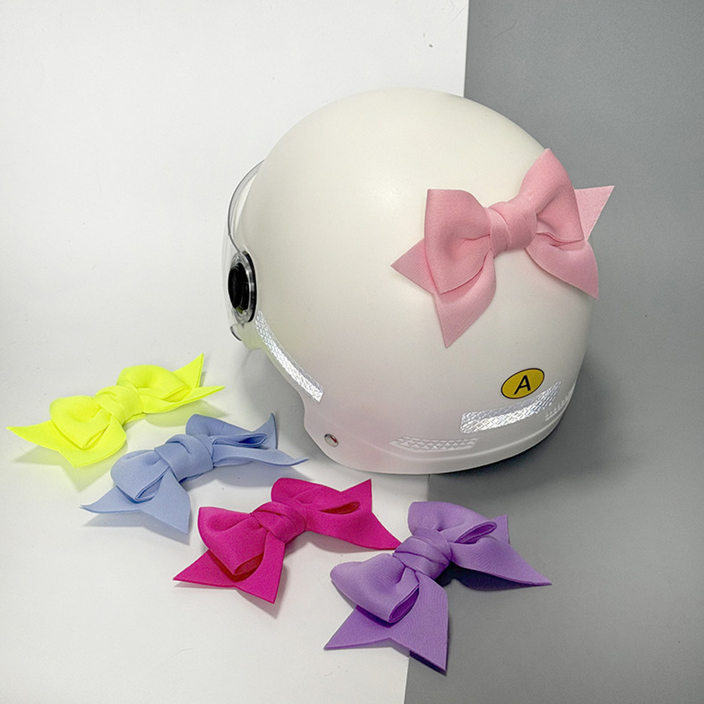 Motorcycle Helmet Decoration Electric Bike Helmet Bow Style Bowknot for ...