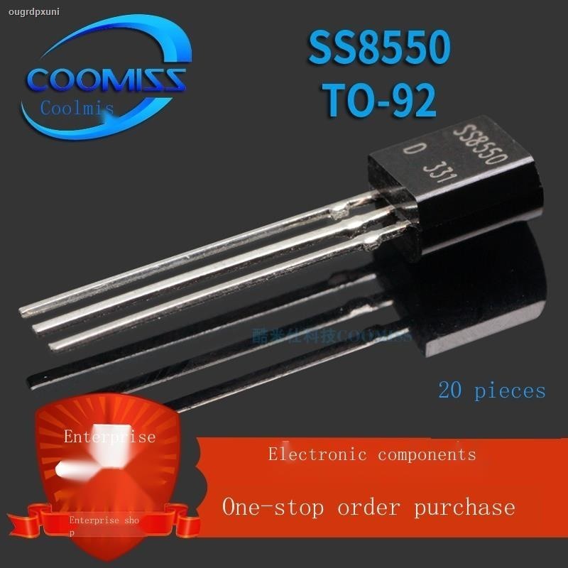 COD/SS8550 TO-92 transistor complete plug-in 1.5A PNP transistor 20 8550 power tube | Shopee ...