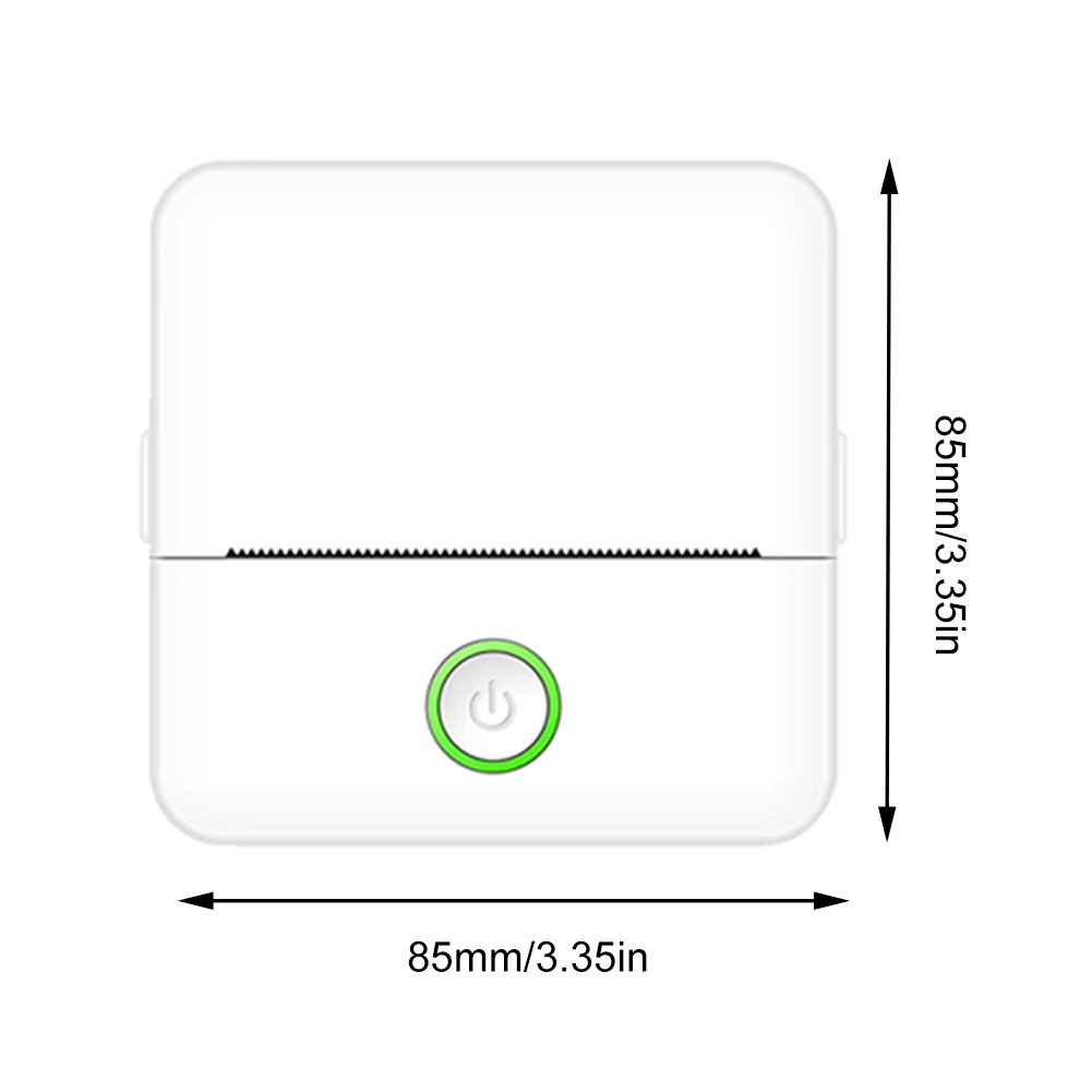 Mini Printer with USB Cable Bluetooth-compatible Mini Smart Pocket ...