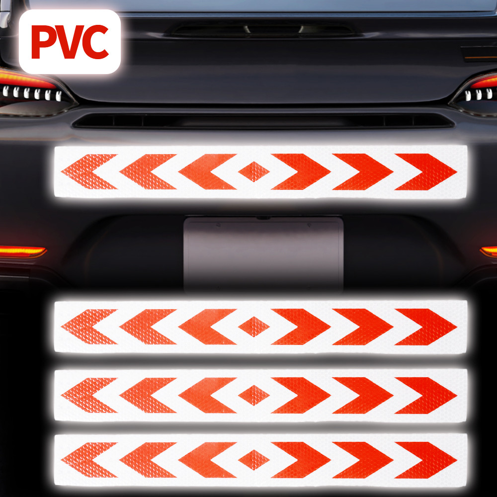 Two-Way Arrow Warning Reflective Sticker - For Motorcycle, Scooter ...