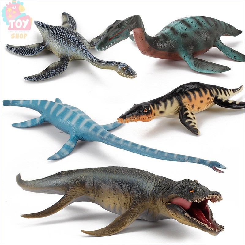 Simulation Jurassic Dinosaur Model Static Solid Mosasaurus Snake-Necked ...