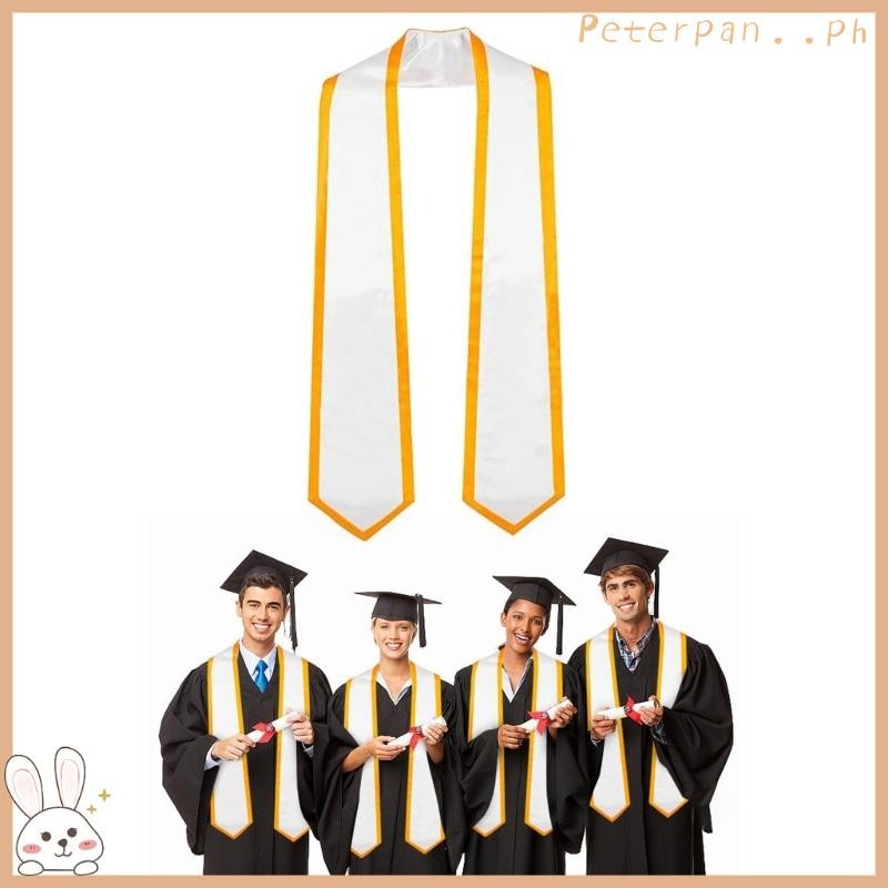 PP Graduation Stole with Classical Trim for Adult School College ...