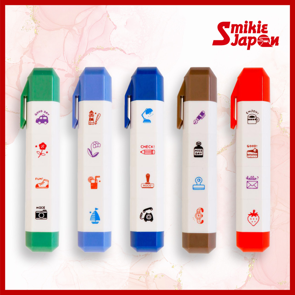 Eric Small Things x SANBY Schedule Icon Stamp Collection My Desk Work Refresh Enjoy Relax Direct ...