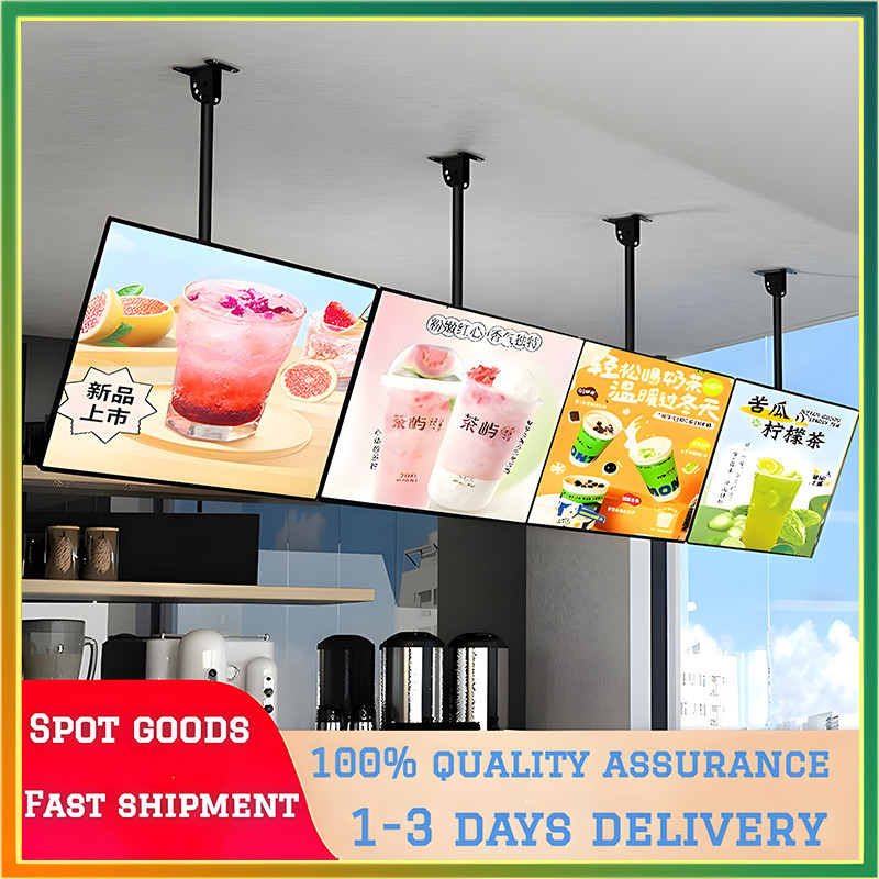 Menu board with light box ultra-thin LED TV advertising light box LED ...
