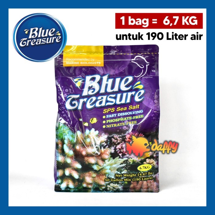 Blue Treasure 6,7 KG SPS Sea Salt ASW Salt artificial synthetic Sea ...