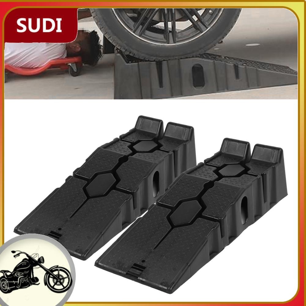Sudi Car Ramp 6000lbs Capacity Enhanced Friction Automotive Leveling ...