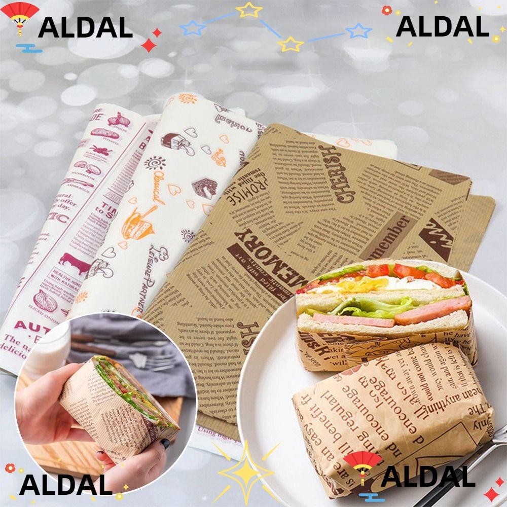 ALDAL Food Packaging Bread Oilpaper Food Grade Grease Paper Wrapping ...
