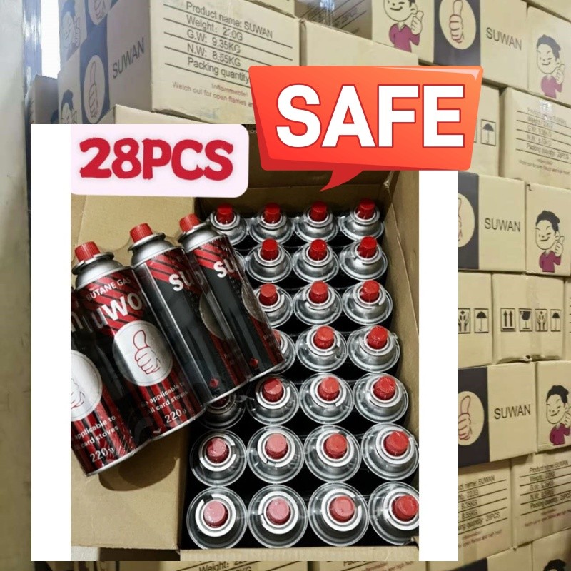 28PCSX220g SUWAN safe butane gas for portable gas stove butane Gas Tank ...