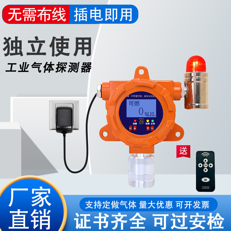 Independent Plug-in Industrial Combustible Gas Alarm Oxygen Ammonia ...