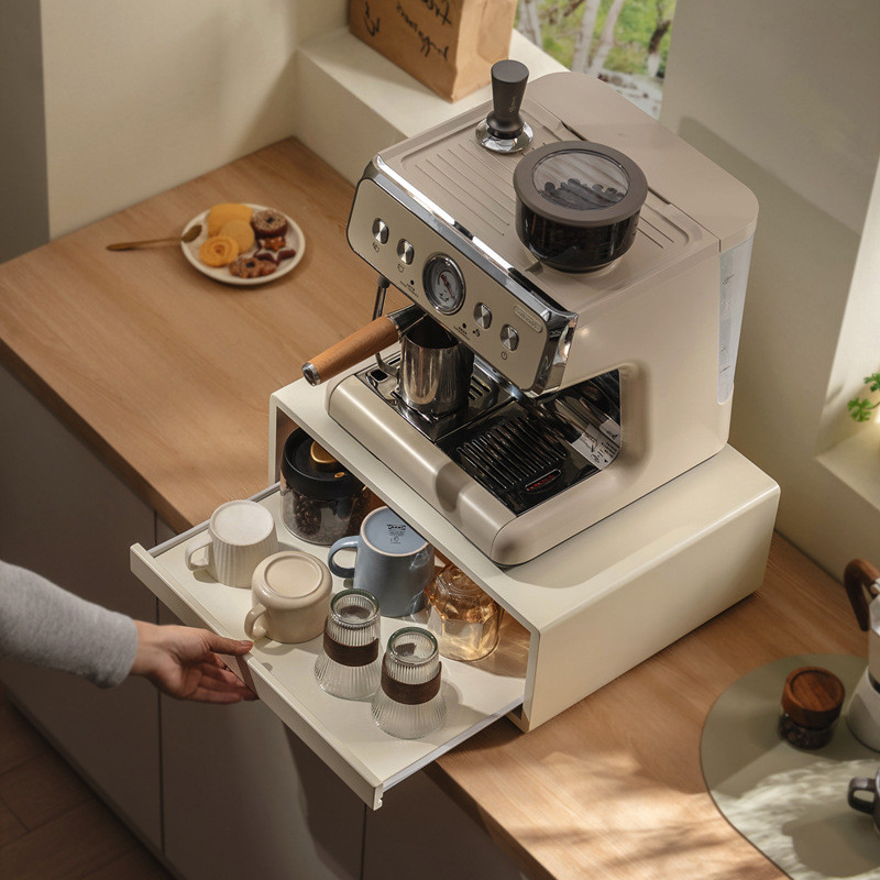 Coffee Display Stand Water Bar ins Wind Table Tea Bag Storage Box ...