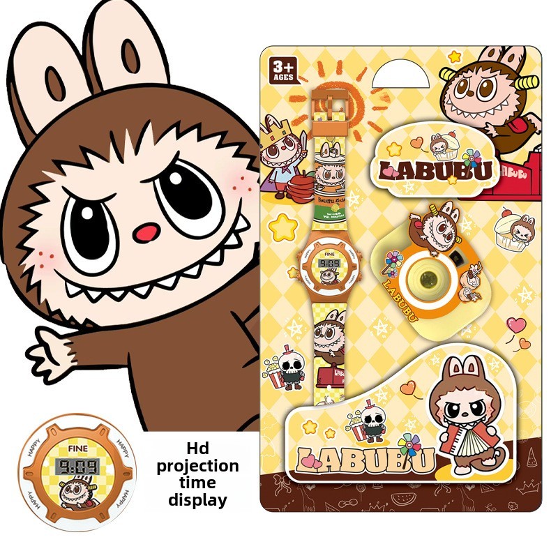 LABUBU Cartoon Projection Camera Kindergarten Elementary School ...