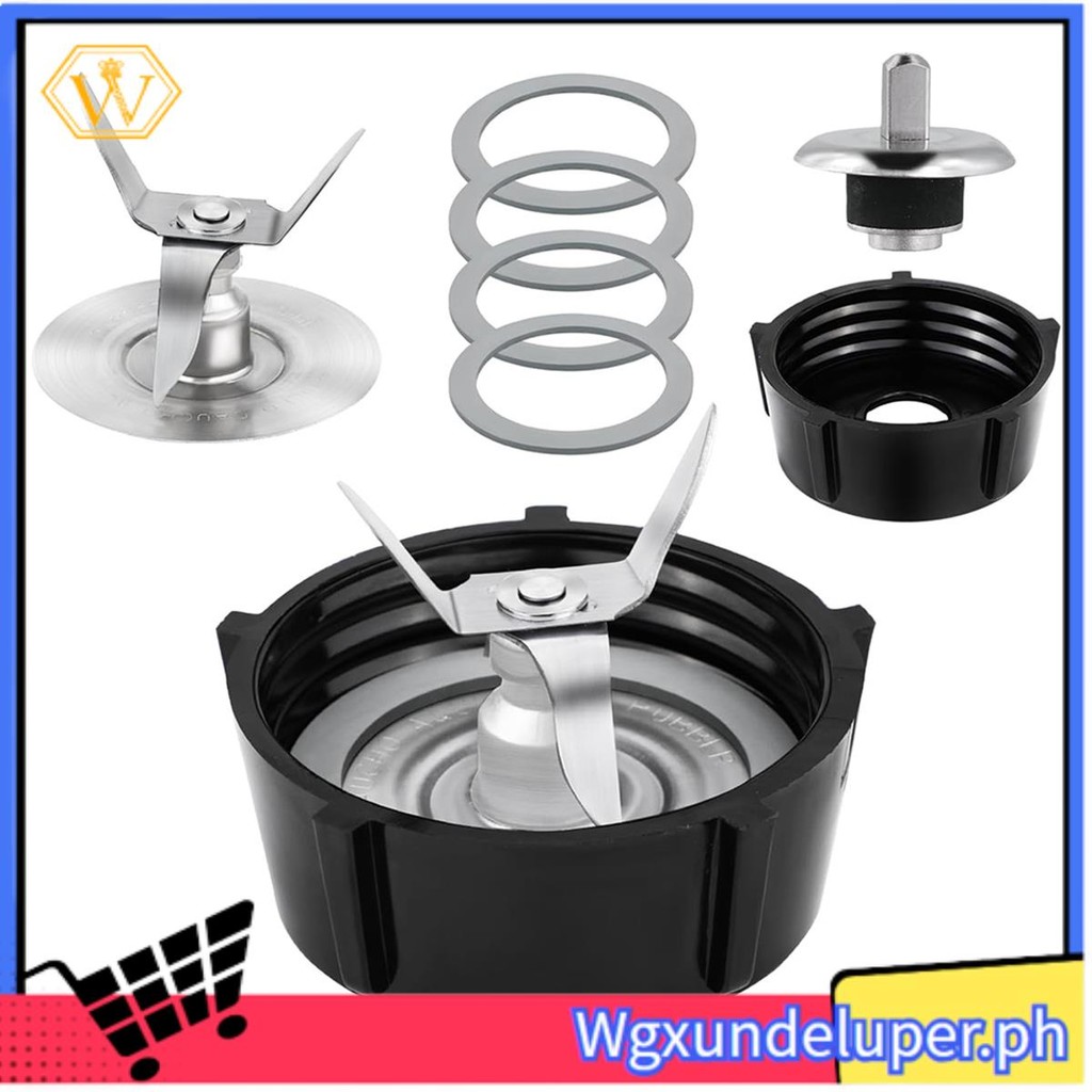 【W】7Pcs Blender Replacement Parts for , Blender Ice Blade with Jar Base ...