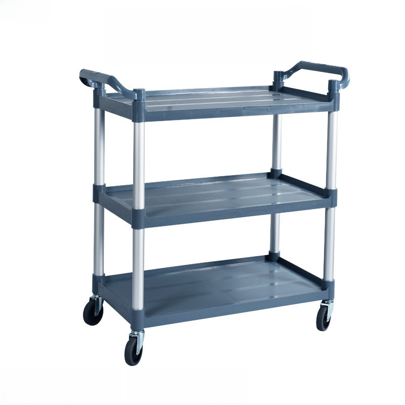 Plastic Dining Car Trolley Hotel Food Delivery Van Dining Car Three ...