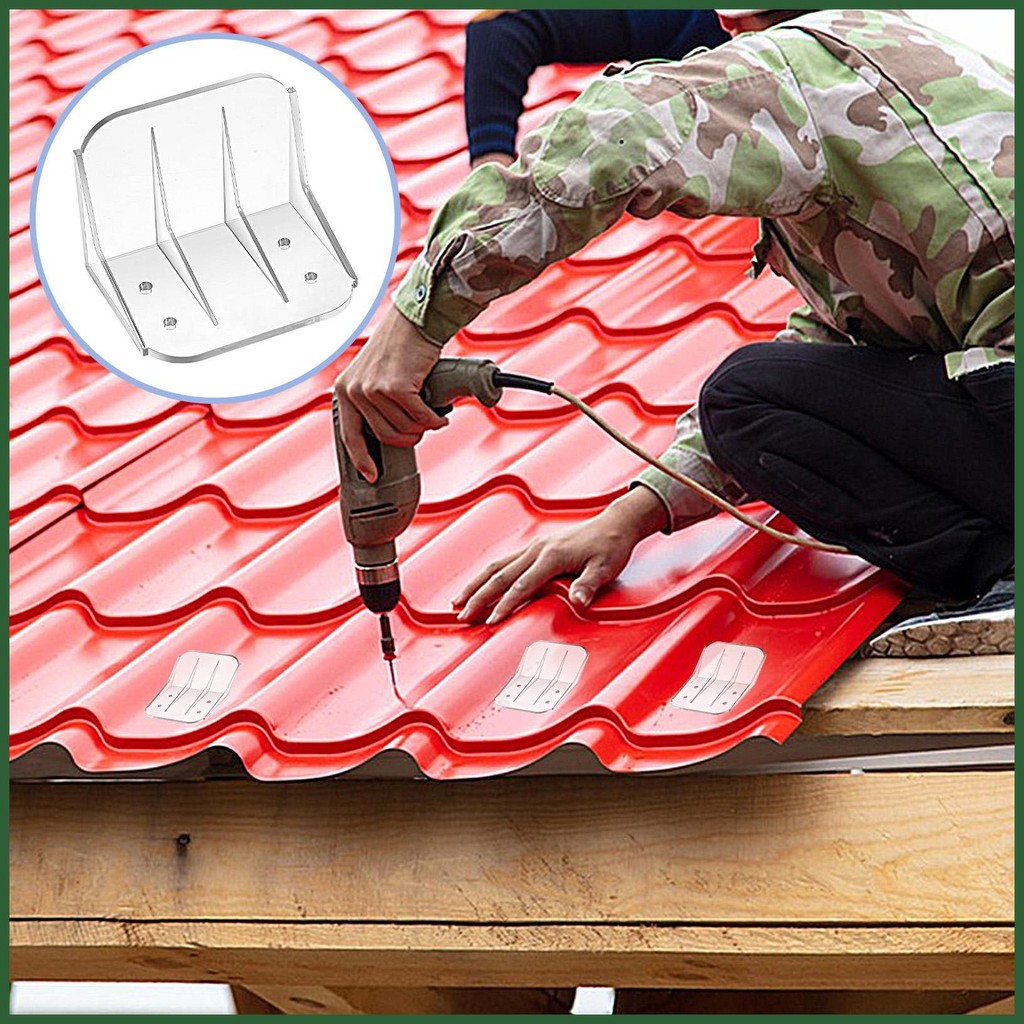 Metal Roof Snow Guards Block Stops Stable Roof Ice Guard with Screws ...
