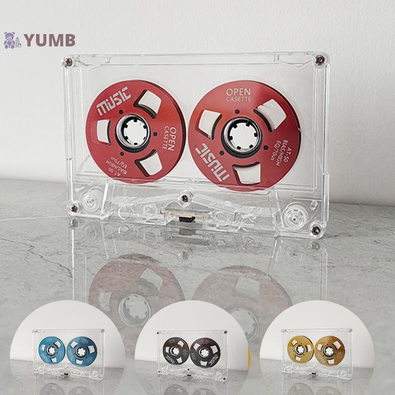 YUMB Double Sided Metal Small Opening Cassette Tape Retro Blank Audio ...
