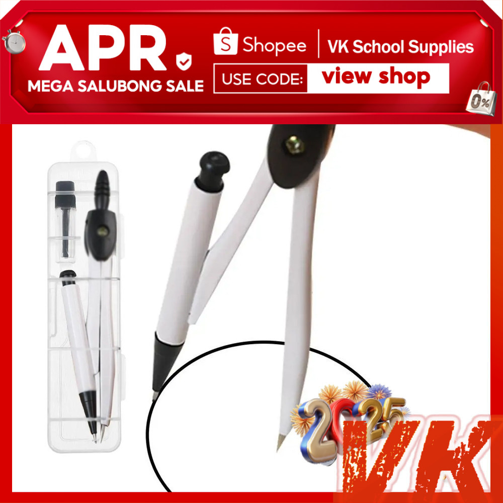 VK Drawing Compass Students Stationery Geometry School Supplies Math ...