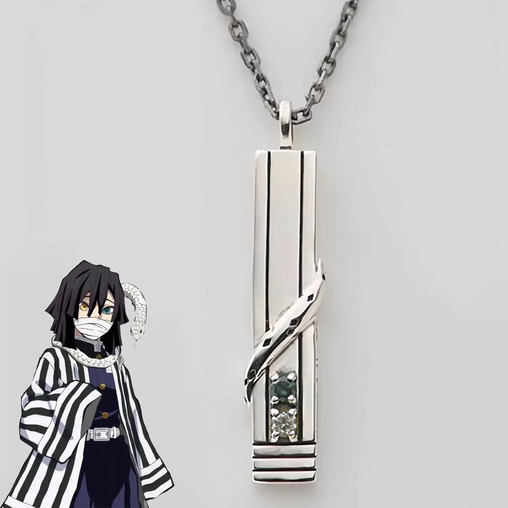 Anime Demon Slayer Necklace Iguro Obanai Snake Kimetsu No Yaiba ...