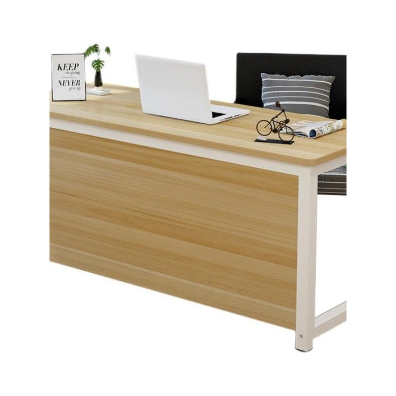 Minimalist Modern Computer Desk Home Desktop Desk Assembly Long Desk ...