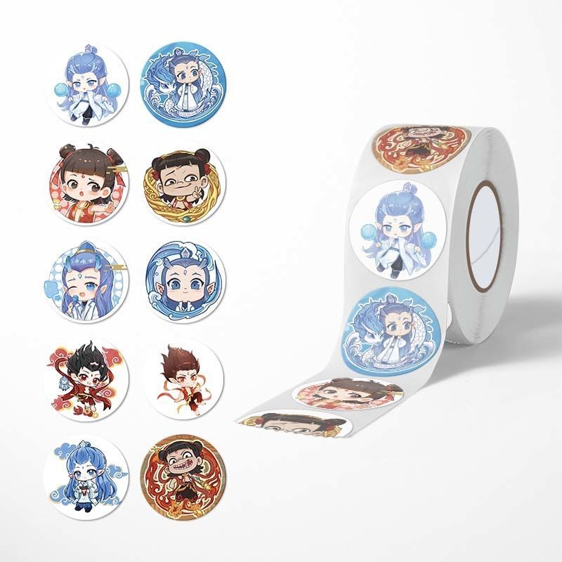 Nezha Nezha Demon Boy Sea Sticker Cute Cartoon Anime Ao Bing Nezha ...