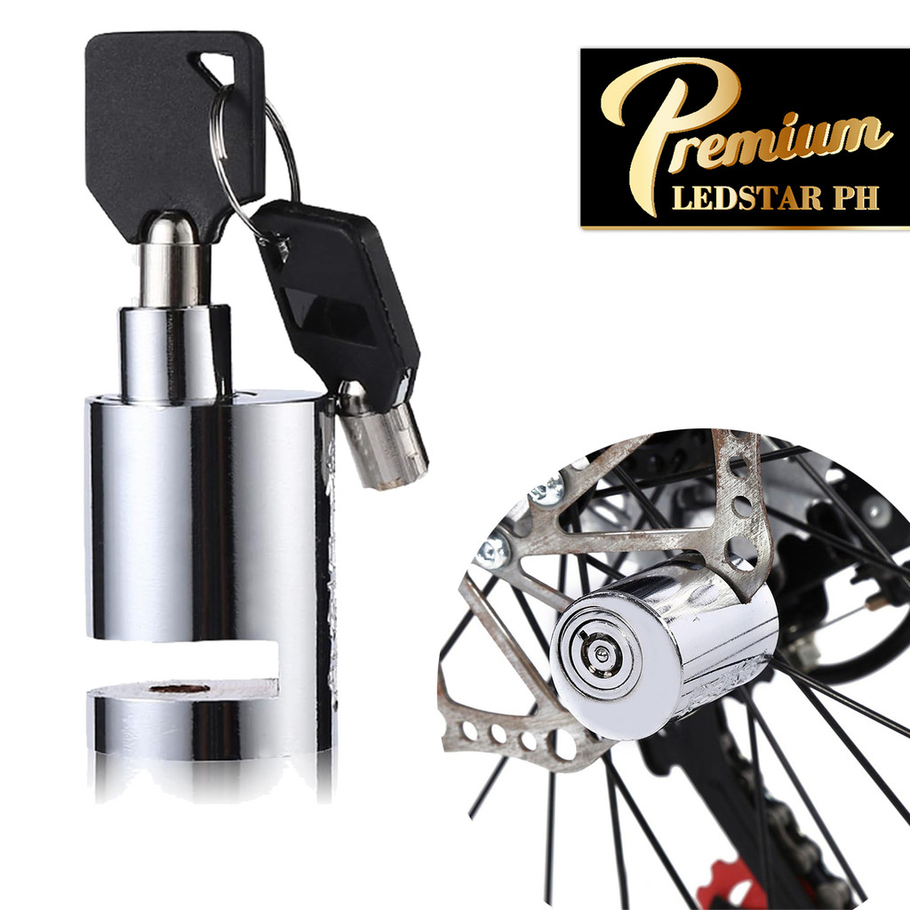 MTB Bike Motorcycle Disc Brake Lock Steel Alloy Padlock Anti-theft Disc ...