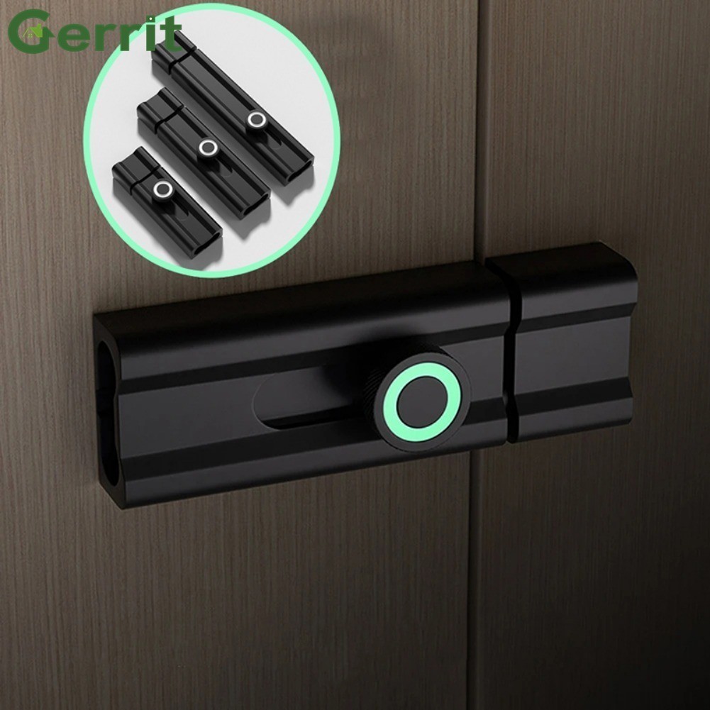 Aluminum Alloy Punch-free Bolt Door Latch No Hole Punch Door Buckle ...