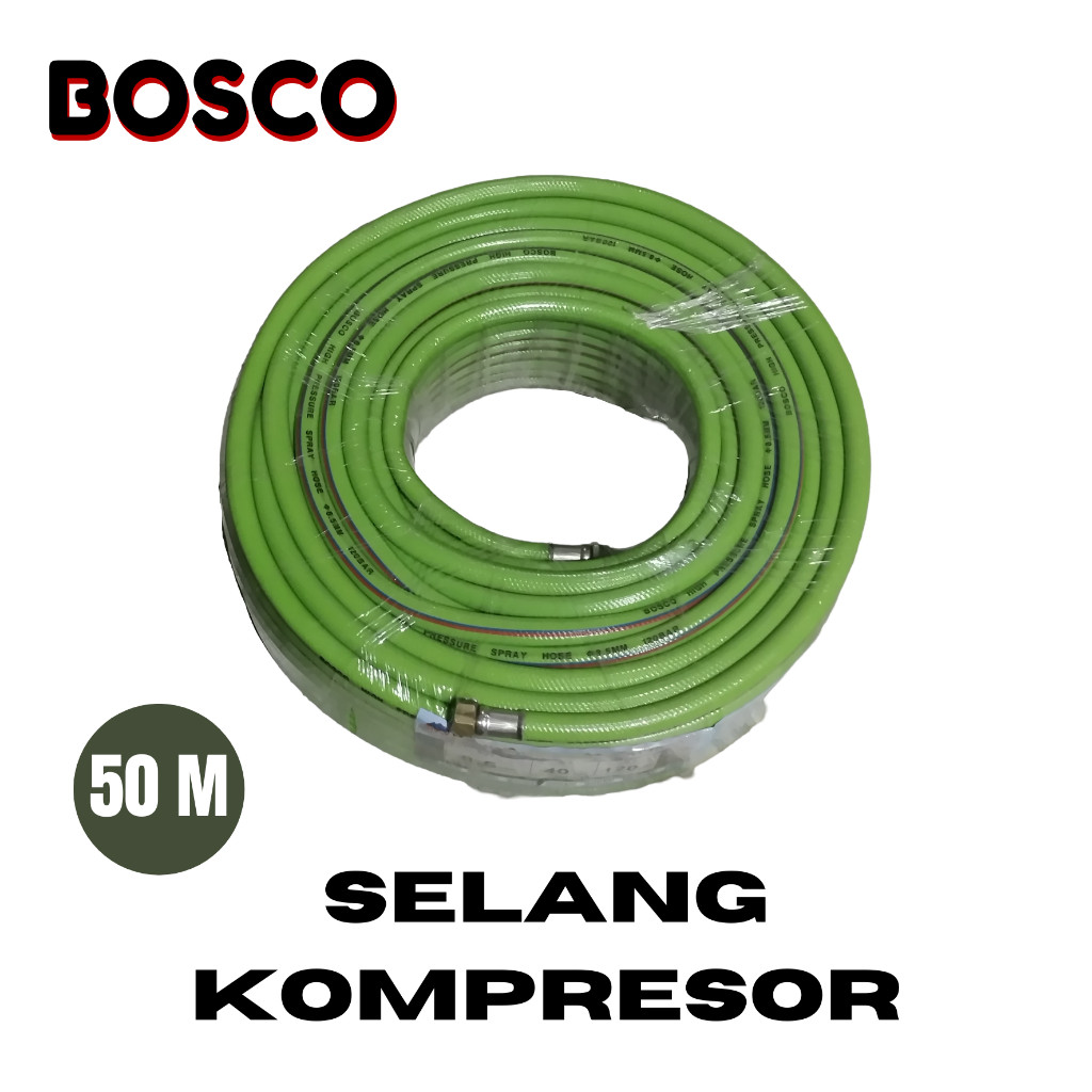 BOSCO 50M Compressor Hose BOSCO 50 Meter Compressor Air Hose | Shopee ...