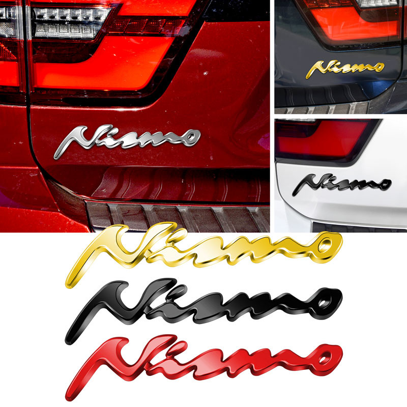 3D Metal Car Sticker Letter Emblem Rear Tail Bumper Trunk Badge Decals ...