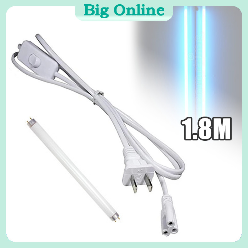 3hole T5 T8 LED Tube Power Supply Charging Wire With Switch LED ...