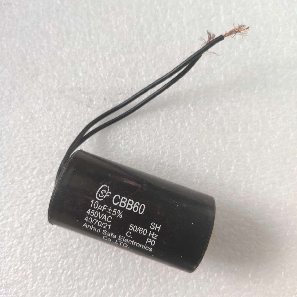 COD/Capacitor CBB60 10UF450VAC 450V 10UF washing machine capacitor ...